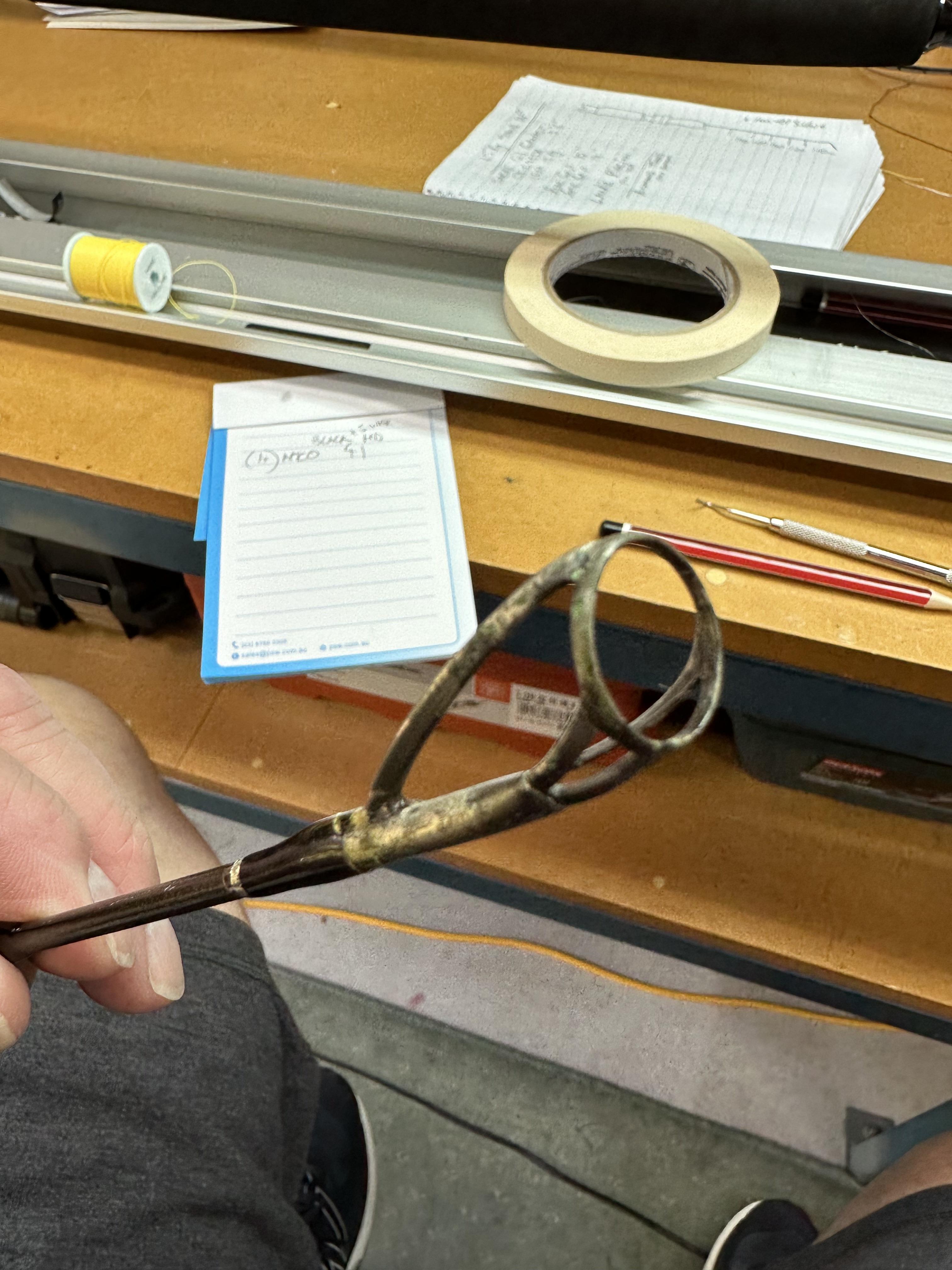 Repairs. Fishing rod repairs. Southern Bayside Custom Rods. Melbourne ...